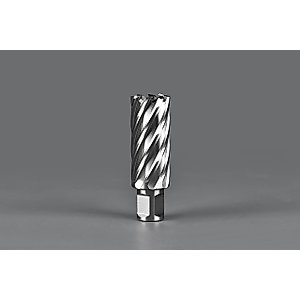 Annular Cutter Set 13 pcs JESTUOUS 3/4 Inch Weldon Shank 2 Cutting Depth and Cutting Diameter from 7/16 to 1-1/16 for Drill Press HSS Standard Kit Two Flat with 2 Pilot Pins