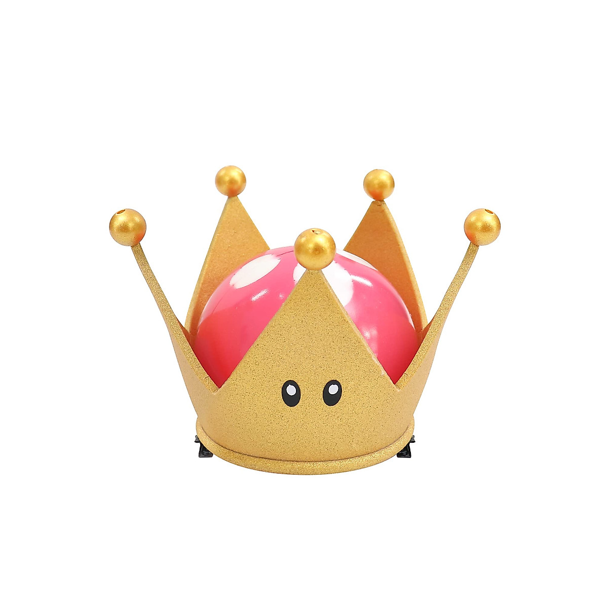 C-ZOFEK Bowsette Crown Gold Plastic Halloween Cosplay for Women (Gold)