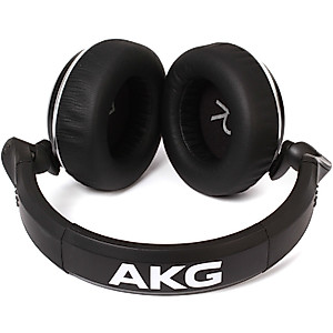 AKG Pro Audio AKG K182PROFESSIONAL Closed-Back Monitor HEADPHONESK182, Black, Standard Size (3103H00030)
