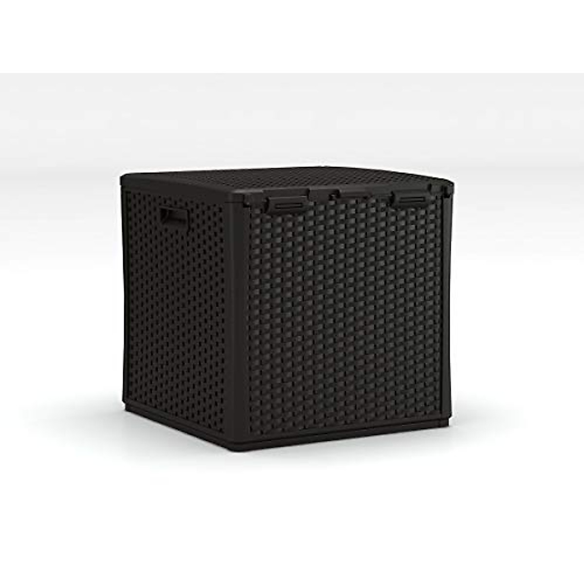 Suncast 60 Gallon Resin Outdoor Patio Storage Box, Java