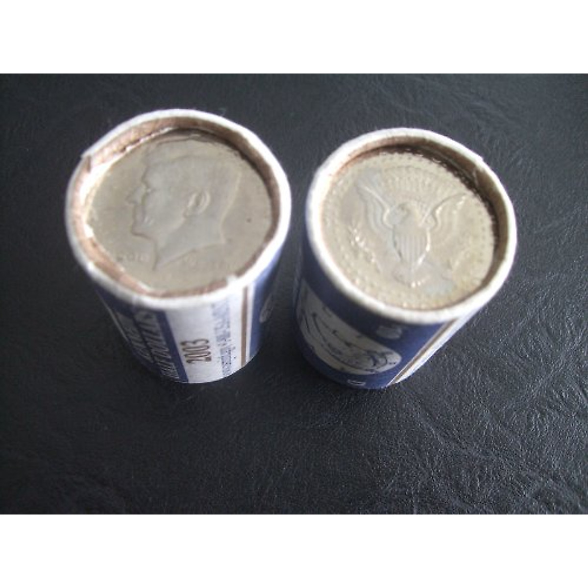 2003 P & D Kennedy Half Dollar Rolls From US Mint 40 Halves Coins