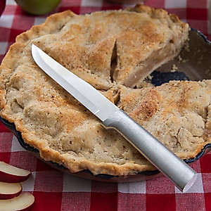 Rada Cutlery Stubby Butcher Knife – Stainless Steel Blade With Aluminum Handle Made in the USA