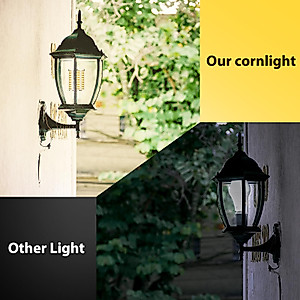 50W 2 pack LED Corn Light Bulb,3000K Warm White 6500LM(500W Equivalent ) Commercial GradeE26/E39 Medium Mogul Base LED Lamp,Large Area Lights For Outdoor Indoor Garage Warehouse Factory Bay Light