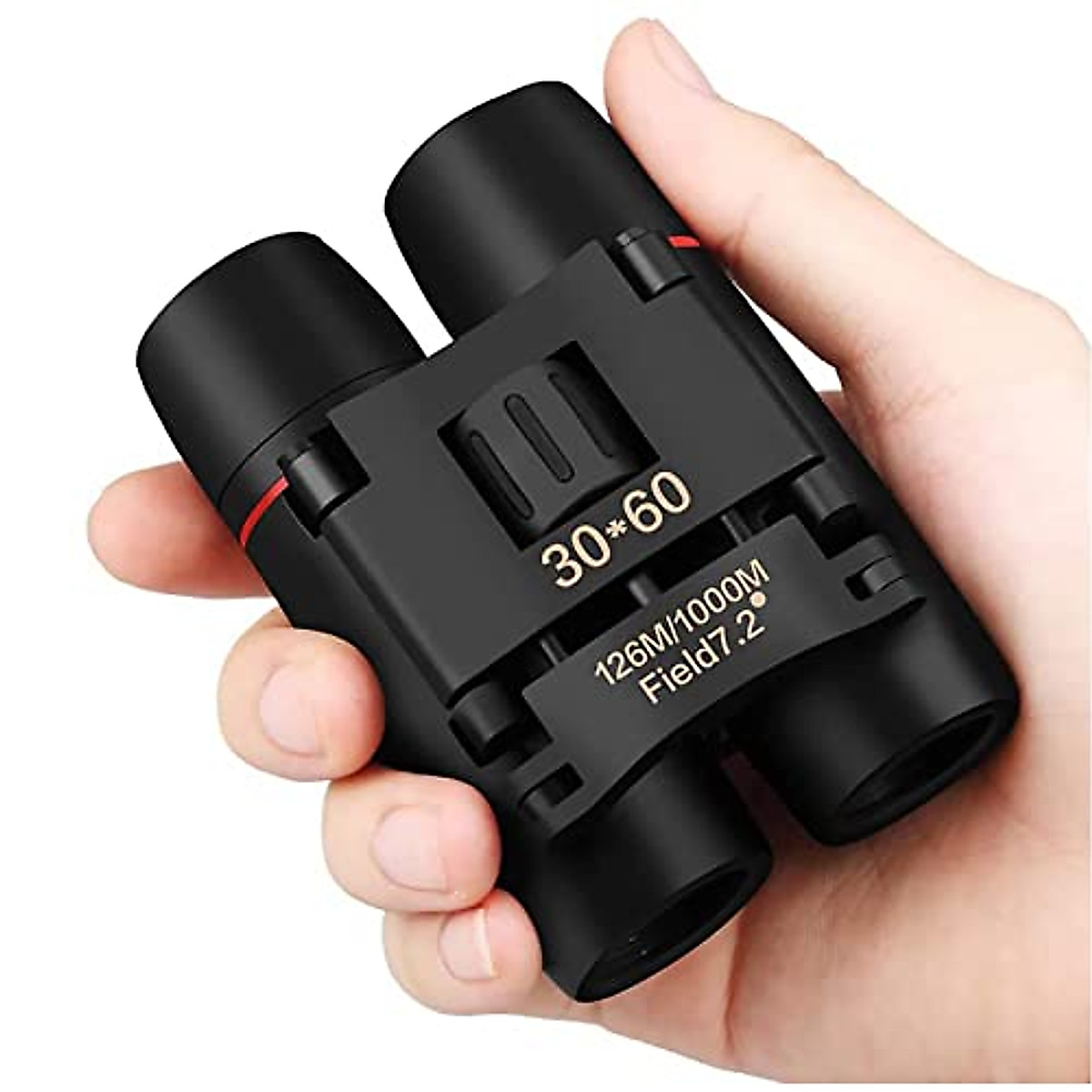 ZIYOUHU 30x60 Binoculars Small Compact Light Binoculars, Suitable for Adults and Children Bird Watching Travel Sightseeing, Waterproof Lightweight Small Binoculars, with Clear Low-Light Vision…