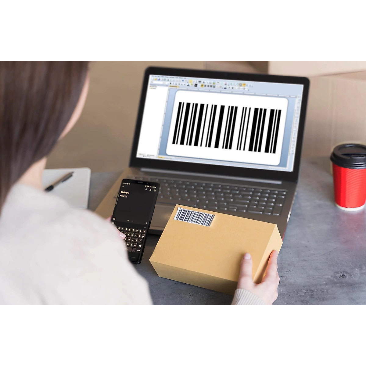 4 x 3 Shipping & Address Thermal Sticker Labels Compatible with Zebra & Rollo Label Printer Self-Adhesive Blank UPC 4inch x 3inch-500PCS BSL 0