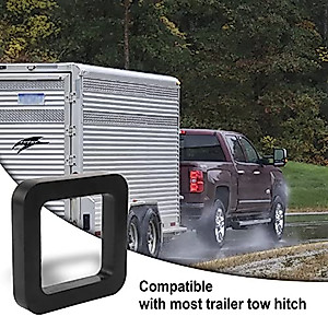 SINGARO 5 Pack 2 Inch Hitch Receiver Muffler Pad for Adjustable Ball Mount for Noise Cancellation, Car Receiver and Tow Hitch with Cushioning Accessories for 2 Inch Trailer Hitch Receiver