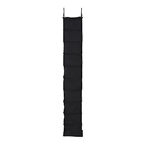Household Essentials Black 10 Shelf Hanging Closet Organizer
