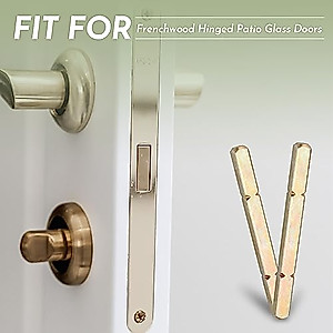 SyunsXoon Door Handle Spindle 3-3/4 inch Long Spare Patio Door Spindle Bar Replacement for Andersen Door Handle Parts 2579830