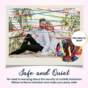 12pack No Mess Confetti Poppers,Graduation Streamer Poppers,Hand Throw Party Poppers,Magic Paper Cracker for Easter Celebration Birthday,Engagement,School Party,Wedding Send Off Party Favors