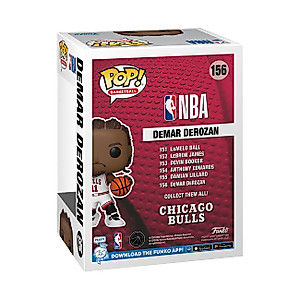 Funko Pop NBA: Chicago Bulls - DeMar Demar DeRozan - Collectable Vinyl Figure - Gift Idea - Official Merchandise - Toys for Kids & Adults - Sports Fans - Model Figure for Collectors and Display