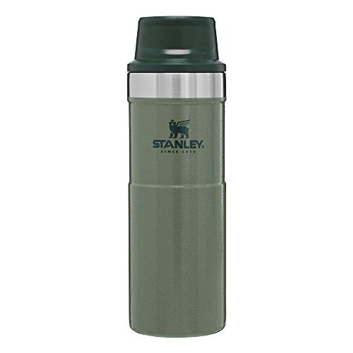 Stanley Classic Trigger Action Travel Mug 16 oz –Leak Proof + Packable Hot & Cold Thermos – Double Wall Vacuum Insulated Tumbler for Coffee, Tea & Drinks – BPA Free Stainless-Steel Travel Cup