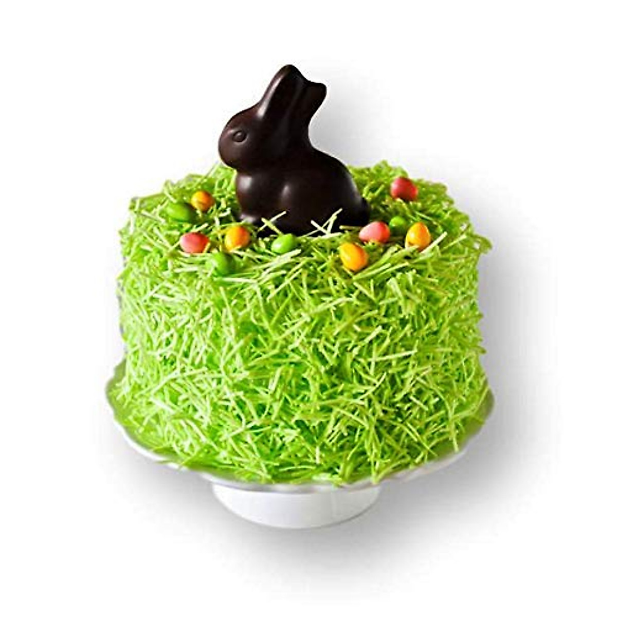 Edible Easter Basket Candy Grass Green Apple, Pack of 2