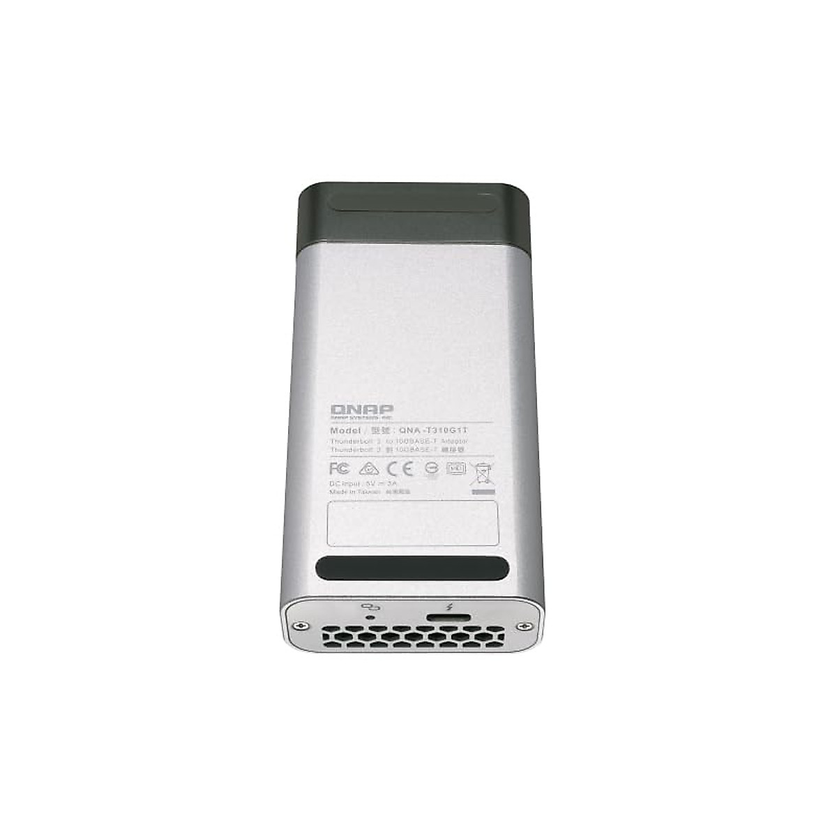 QNAP Thunderbolt 3 to 10GbE SFP+ Adapter, Bus Powered, 1.08 x 2.20 x 4.41 in