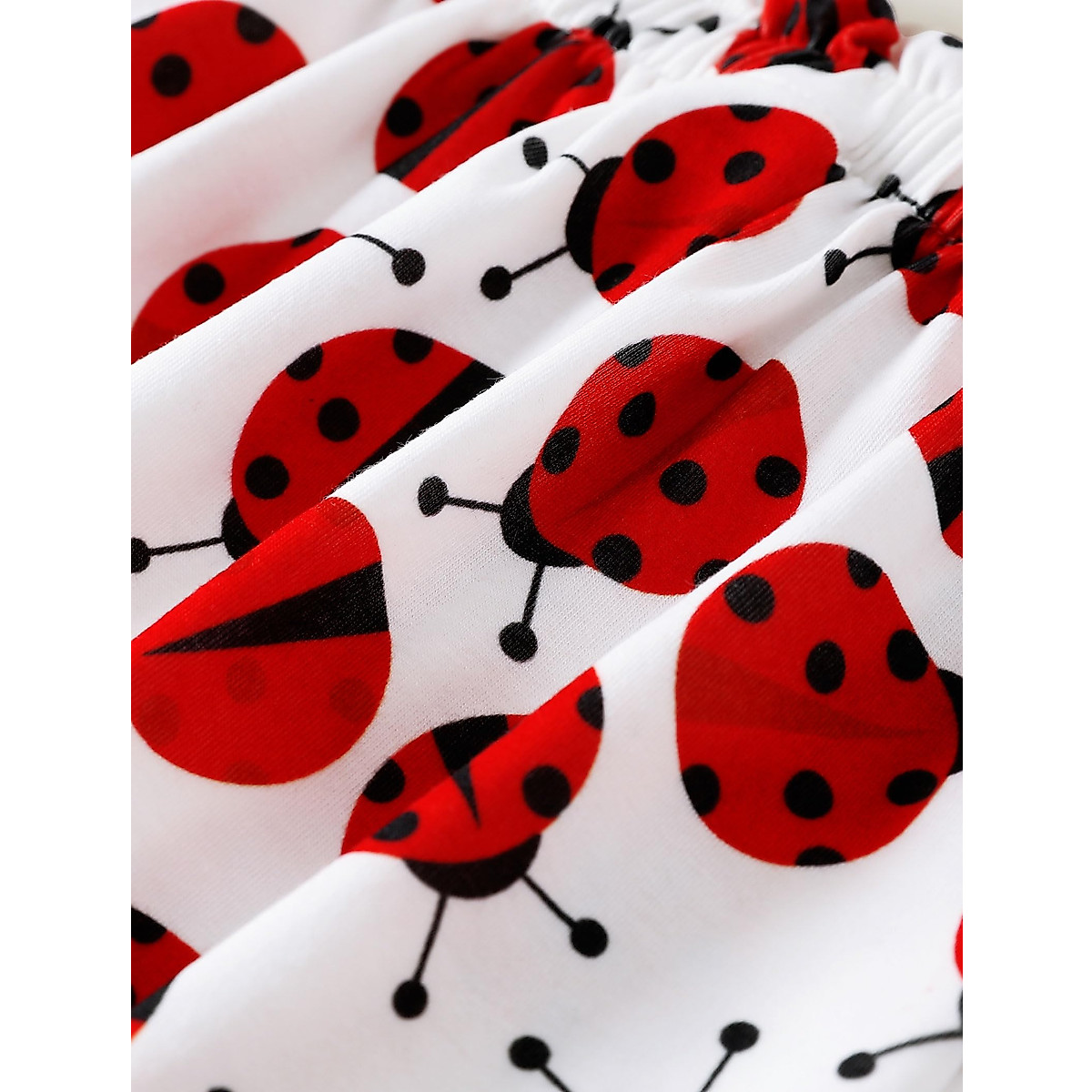 PATPAT Baby Girls Clothes Infant Baby Ruffle Sleeve Romper Pants Sets with Headband 3 Pack, Little Lady, 6-9 Months