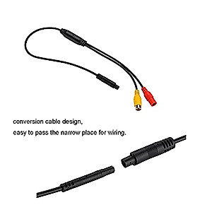 REARMASTER® New Upgrade Vehicle Backup Camera, 6 Led Night Vision High Definition Clear Picture