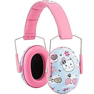 Snug Kids Ear Protection - Noise Cancelling Sound Proof Earmuffs/Headphones for Toddlers, Children & Adults (Cats)