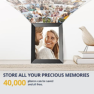 DragonTouch 10 Inch WiFi Digital Picture Frame, 2K Auto-Rotate Touch Screen Digital Photo Frame, Built-in Rechargeable Battery, Share Photos via App, Email, Cloud in a Minute