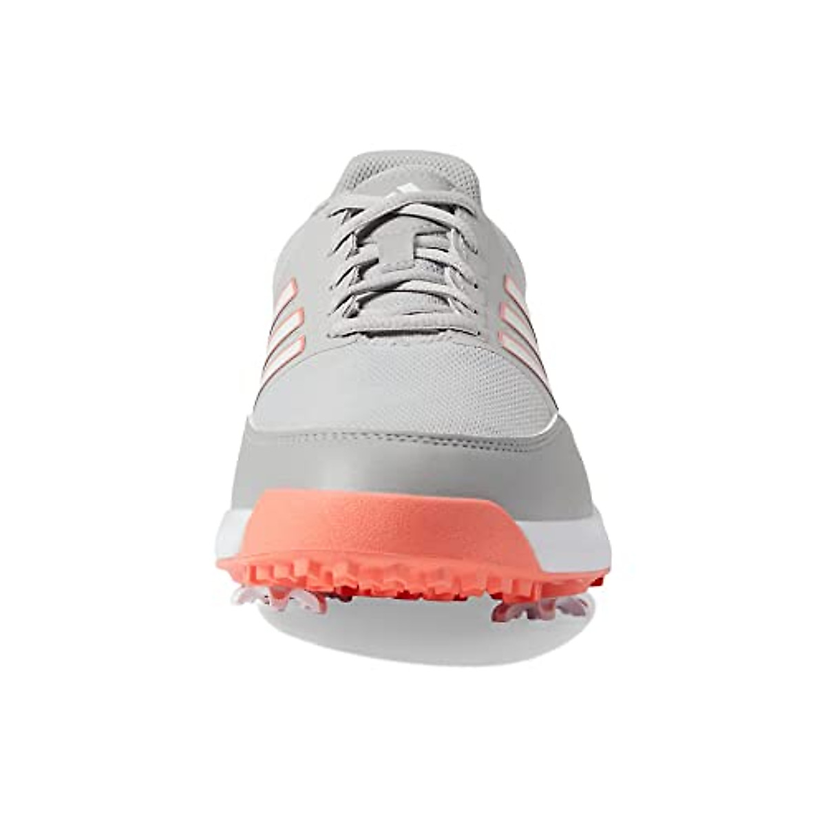 adidas Women's W TECH Response 3.0 Golf Shoe, Grey Two/FTWR White/Coral Fusion, 7.5