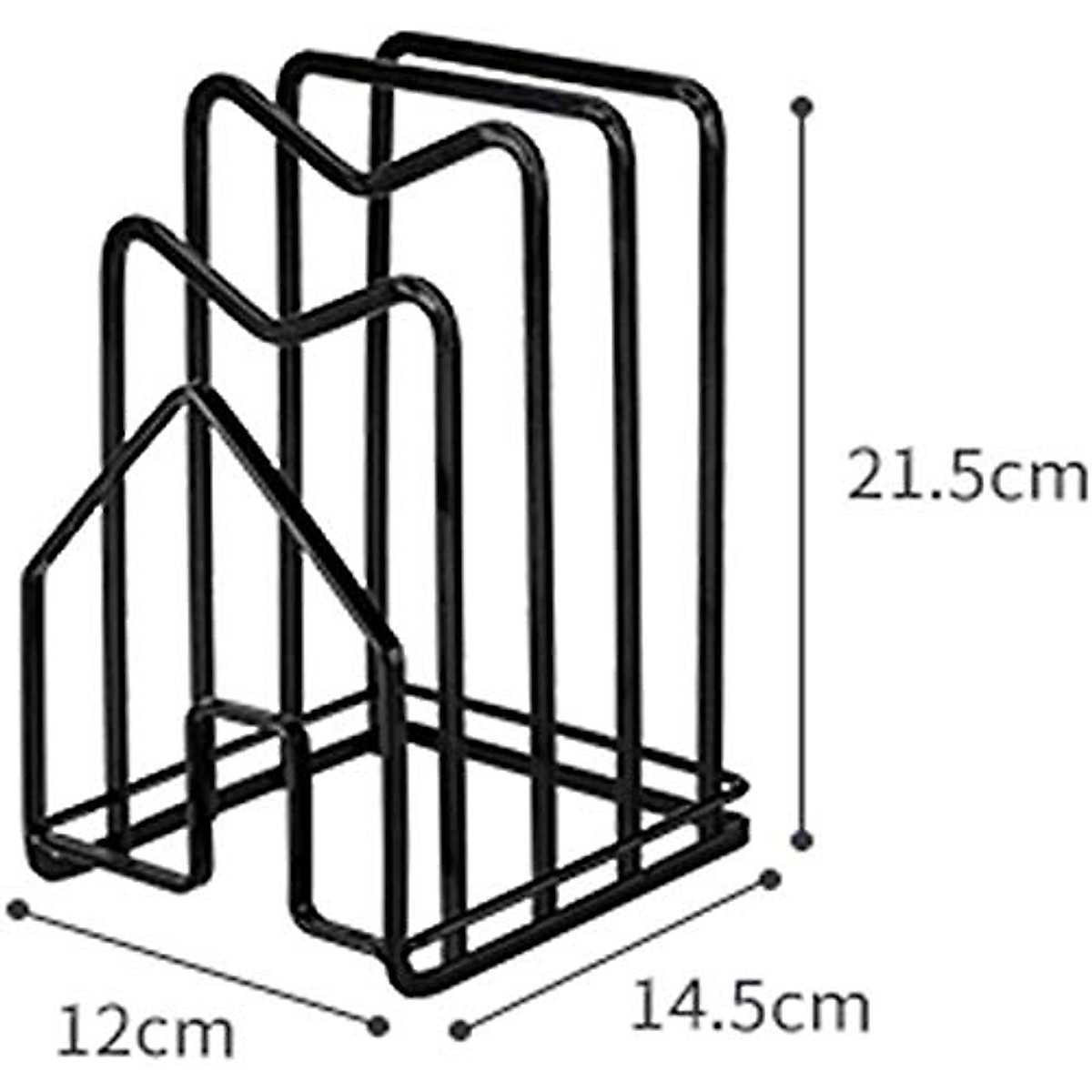 DRNKS Kitchen Pot Lid Rack Storage Rack Simple Space Saving Pot Lid Spoon Rack Kitchen Cookware Pan Pot Lid Organizer Rack-Pot Lid Cutting Board Rack Pot Lid Shelf Suitable for Kitchen