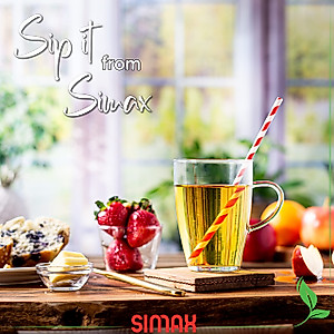 Simax Glass Coffee Mugs, 13.5 Oz Borosilicate Glass Mugs for Hot Beverages, Clear Tea Mug, Mugs for Coffee, Glass Mugs with Handles, Coffee Mug, Clear Coffee Mugs Set of 4