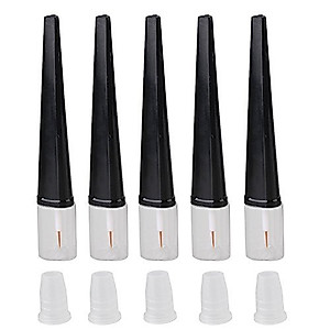Teensery 5 Pcs 8ml Empty Mascara Tube Eyelashes Tube Eyeliner Vials Bottle Tube With Plug
