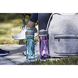 Contigo Ashland 2.0 Water Bottle, 24 oz - Leak-Proof Lid, Protective Spout Cover - Cupholder Friendly, Dishwasher Safe, BPA Free - Lavender