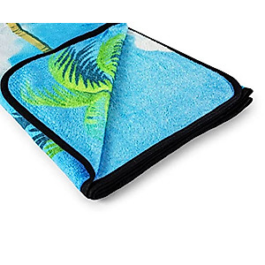 Dragon Ball Z Kame House Plush Throw Blanket | Fleece Blanket Cover, Cozy Sherpa Wrap For Sofa And Bed, Home Decor Room Essentials | Anime Manga Gifts And Collectibles | 45 x 60 Inches