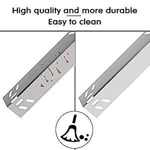 Hisencn Grill Replacement Kits for Kenmore 119.16240 119.162300 119.162310 119.16433010 119.16434010 Gas Grill Models, Stainless Steel Burners, Heat Plate, Heat Shield, Heat Tent, Burner Cover