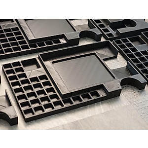 Insert/Organizer for Clank Catacombs, Lairs & Lost Chambers, and Adventuring Party expansions, Unofficial, fits Sleeved Cards