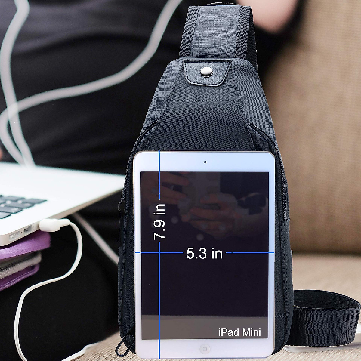 Young CEO Small Sling Bag Crossbody Sling Backpack Travel Hiking Chest Bag Daypack for Traveling Chest One Shoulder