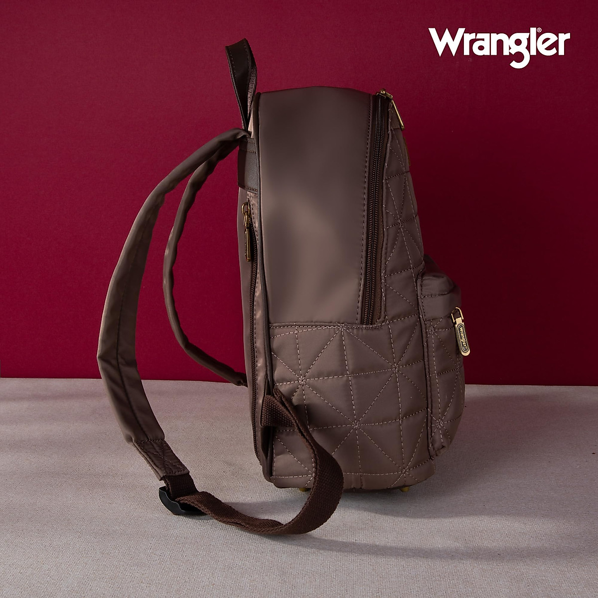 Montana West × Wrangler Backpack Purse for Women Quilted Backpack for Travel