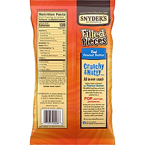 Snyder's of Hanover Pretzels Pieces, Peanut Butter Filled, 10 Ounce Bag
