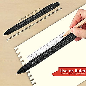 Gifts for Men,Stocking Stuffers Gifts for Men,Cool Gadgets for Men,Father' Day Gifts for Dad from Daughter Son Wife,Gifts for Dad with LED Light Stylus Bottle Opener Ruler Screwdriver