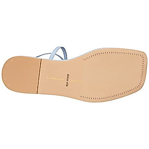 Dolce Vita Women's ARCHEY Flat Sandal, Sky Blue Stella, 9