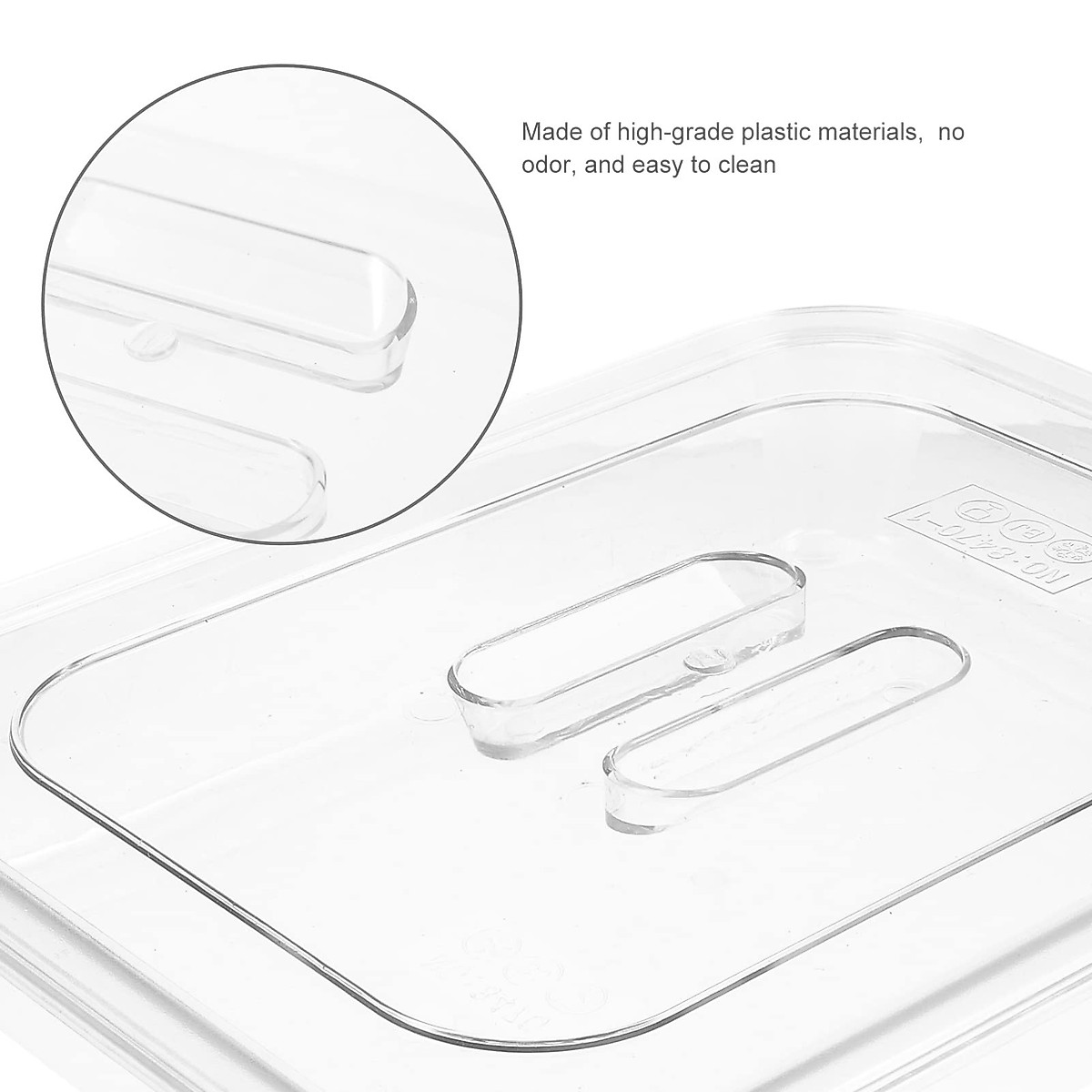 Veemoon Cupcake Containers Plastic Containers Acrylic Clear Appetizer Serving Dish Food Tray with Lid Dessert Holder for Food Buffet Party Catering Cupcake Containers Plastic Containers