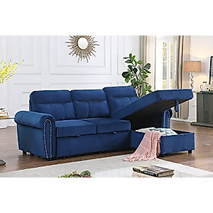 Lilola Home Ashton Sectional, Blue