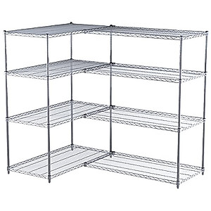 Akro-Mils AKRO-MILS AWSHOOK8PK -Connecting S Hook for Chrome Wire Shelf System - Pack of 8(Pack of 8)