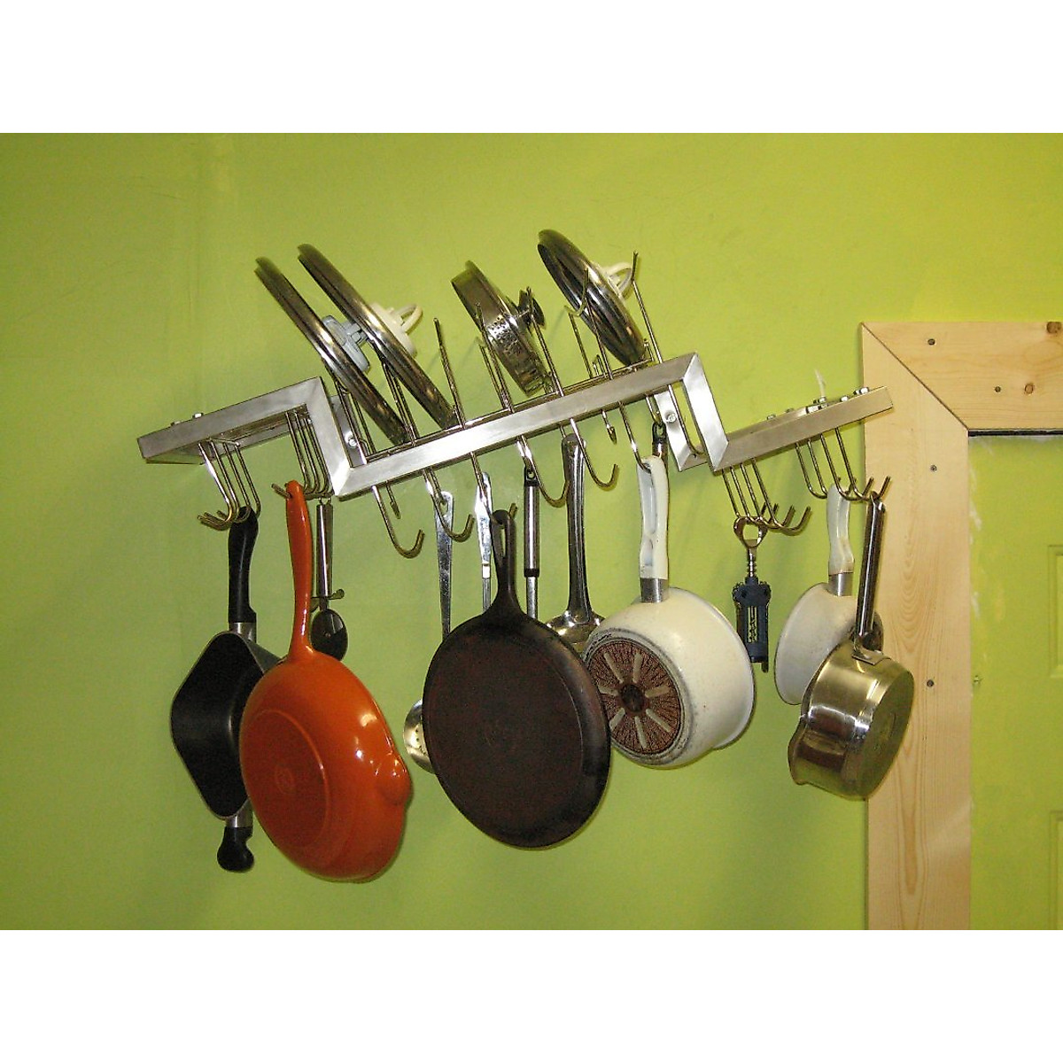 Zojila Ladakh Pot and Lid Wall Mount Rack