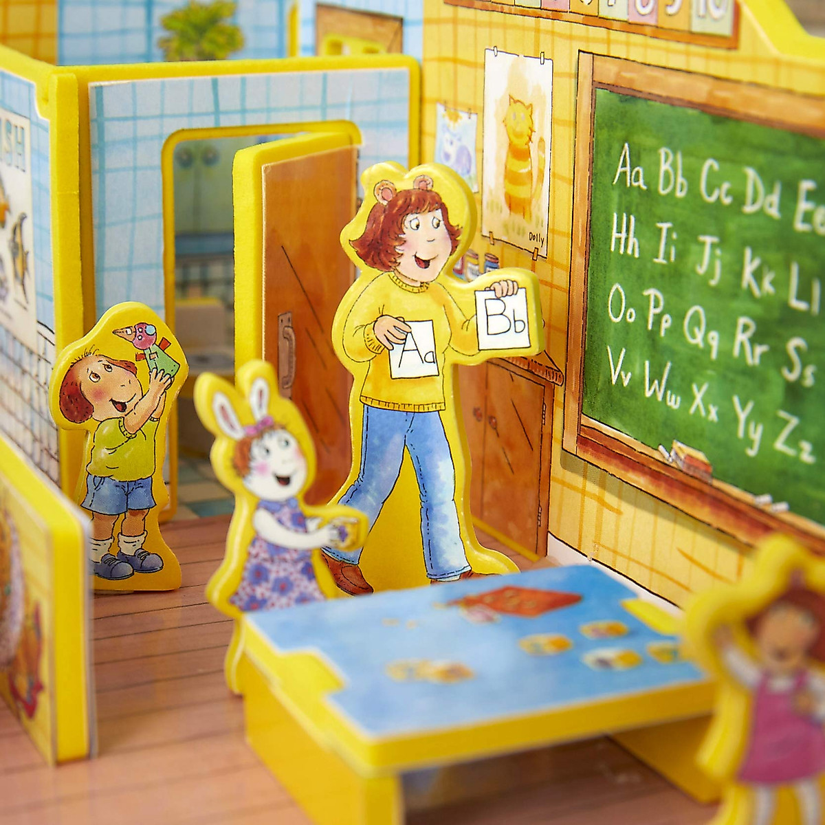 STORYTIME TOYS D.W.'s First Day of Preschool 3D Puzzle - Book and Toy Set - 3 in 1 - Book, Build, and Play