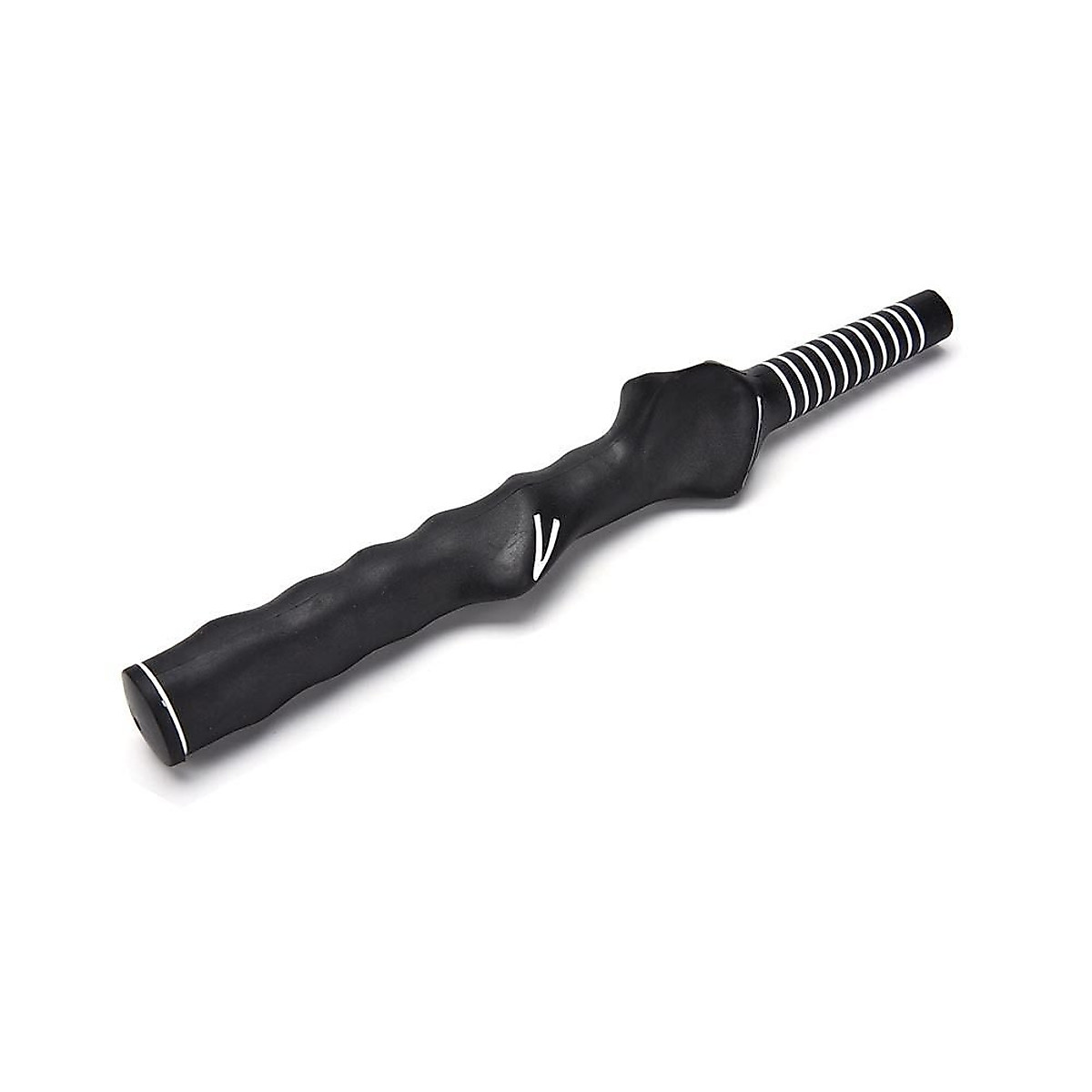 traderplus 2-Pack Right-Handed Golf Swing Training Grip Trainer, Black