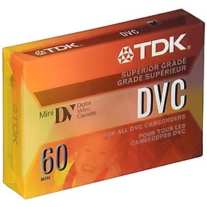 TDK Video DVC Mini Digital 60 minute 2/PK W Hangtab