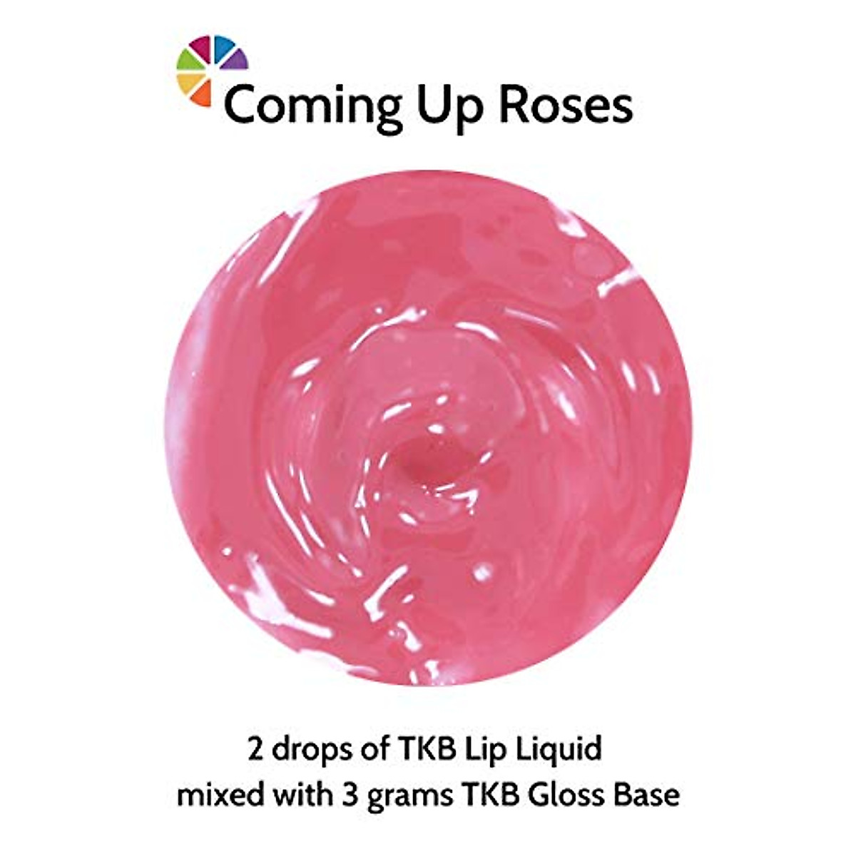 TKB Lip Liquid Color|Liquid Lip Color for TKB Gloss Base, DIY Lip Gloss, Pigmented Lip Gloss and Lipstick Colorant, Made in USA (1floz (30ml), Coming Up Roses)