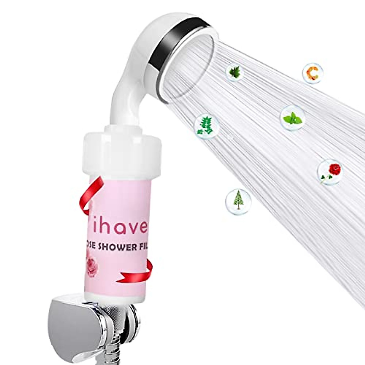 Shower Filter Aromatherapy, Rose Cent Shower Head Filter Rich in Vitamin C, Self Care Gifts for Women Who Have Everything