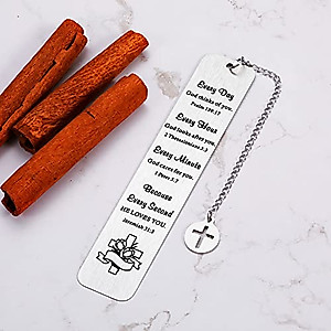 Inspirational Christian Gifts for Women Men Faith Stocking Stuffers Religious Christmas Gifts Bible Bookmarks for Book Lover Sister Best Friend Baptism Gifts for Girls Daughter Church Gifts in Bulk
