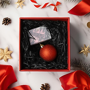 JINMING 0.5 LB Black Crinkle Cut Paper Shred Filler,Shredded Paper for Gift Baskets,Crinkle Paper for Gift Wrapping