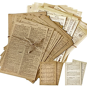 114 Pieces/ 2 Sets Junk Journal Pages Vintage Ephemera Pack Craft Paper for Albums Planner Journal Decorative Crafts Embellishment Supplies