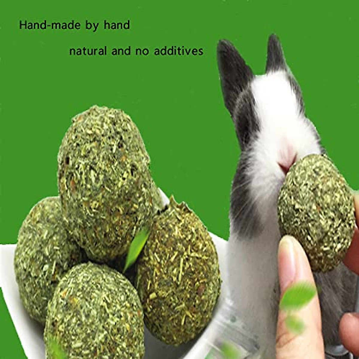 Xiaolanwelc Hamster Toys，Rabbit Toys，Rabbit chew Toys，Hamster chew Toys，Hamster Ball，Apple Sticks for Rabbits（9 Piece Set）