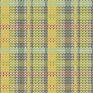 Stitch & Sparkles Cotton Duck 45" Plaid Papaya Color Sewing Fabric by The Yard