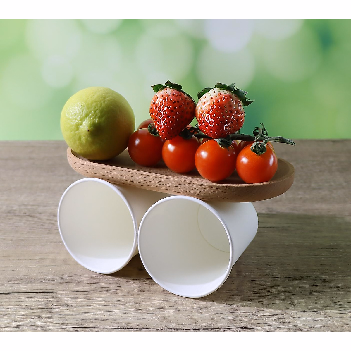 CantaGreen 200 Count 6 OZ Heavy-duty Paper Cups, Coffee Cups, Disposable Hot and Cold Cup