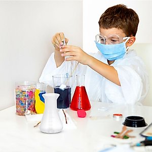 Baluue Erlenmeyer Flask 50ml Laboratory Conical Flask Plastic Erlenmeyer Flask Narrow Neck Clear Conical Flask with Scale for Laboratory School Educational Learning
